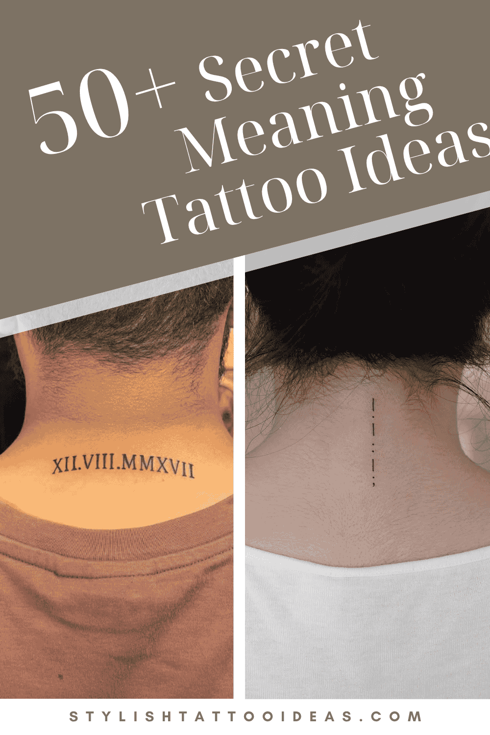 Secret Meaning Tattoo Ideas – Hidden Symbols & Depth